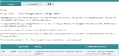 How to send messages on myhrtoolkit | HR management software