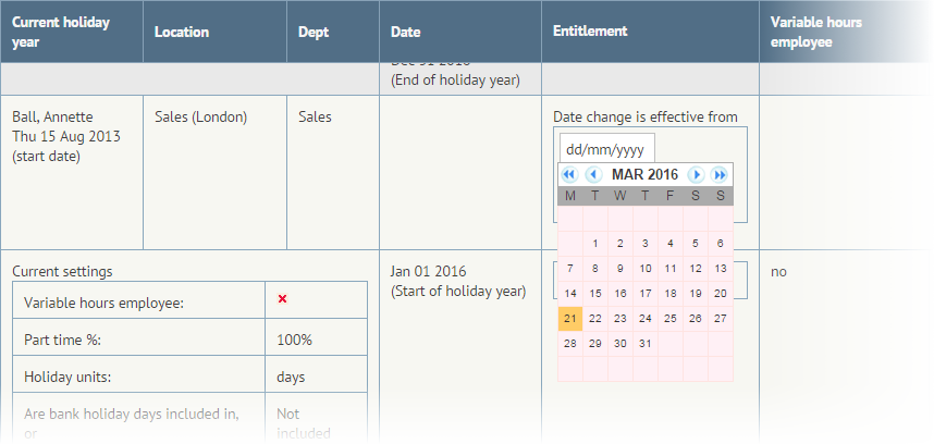 How to manage employee holidays on myhrtoolkit | HR software