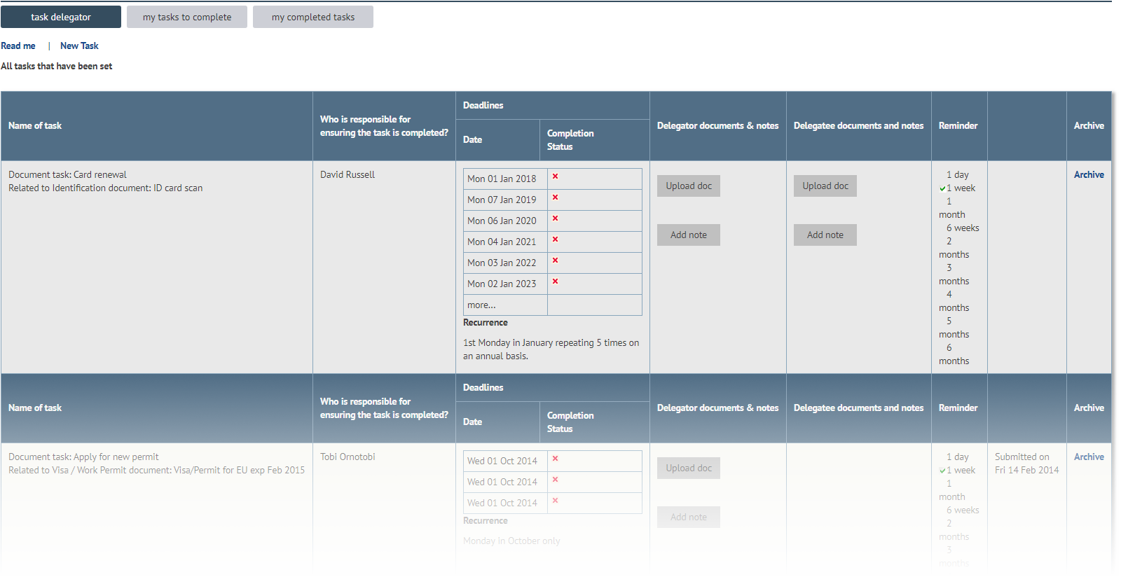 Getting started with tasks on myhrtoolkit | HR management software