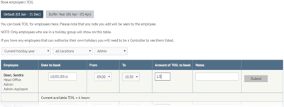 Recording and managing TOIL with HR software | myhrtoolkit