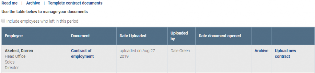 Uploading employee-specific documents to myhrtoolkit | HR software